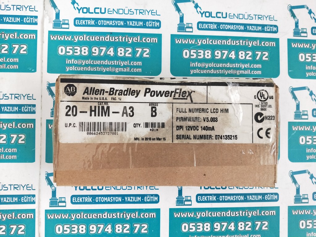 20-HIM-A3 B Allen Bradley Powerflex Series Inverter Operator Keypad fiyatı